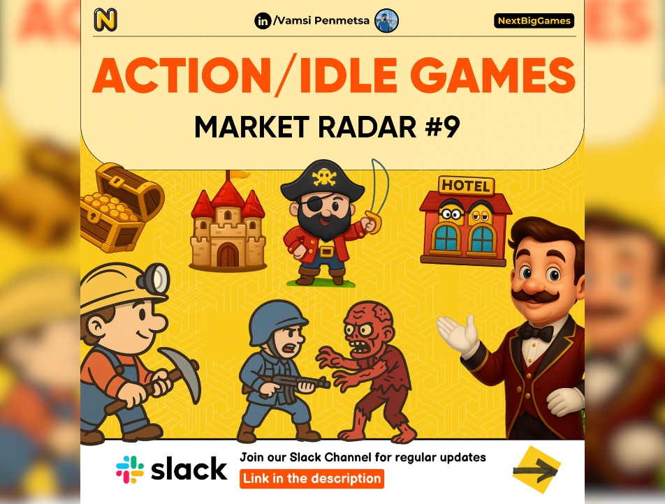 Idle , Action and Puzzle RPG Games Market Radar #9 - NextBigGames