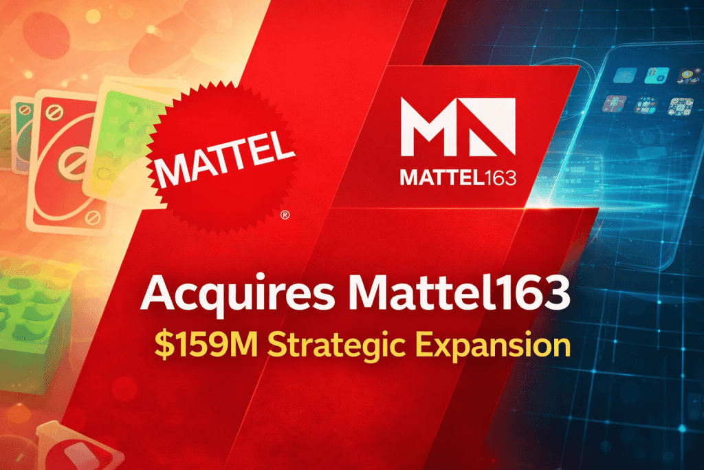 Mattel Acquires Mattel163 in $159M Strategic Deal